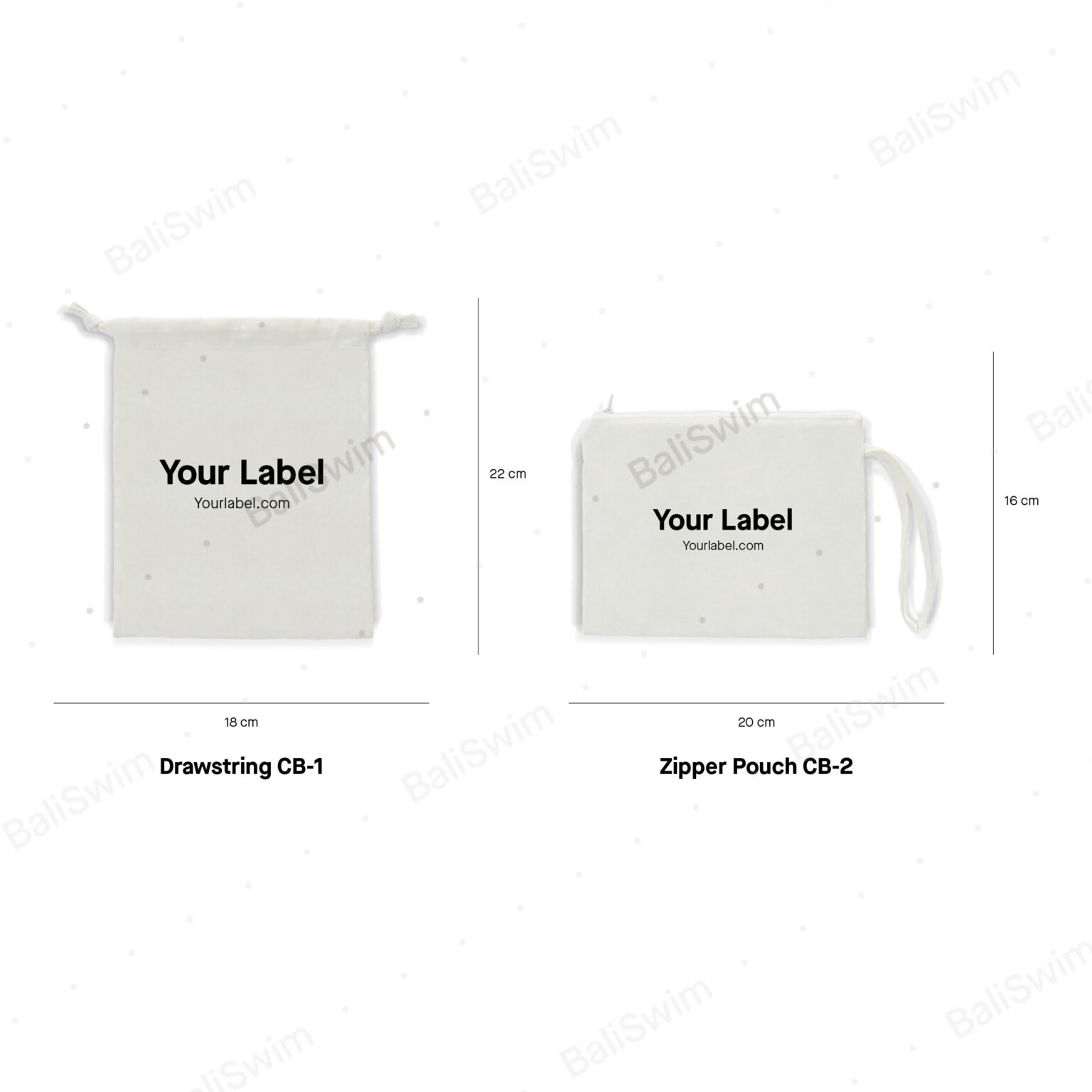 Custom Brand Labels and Packaging — Bali Swim