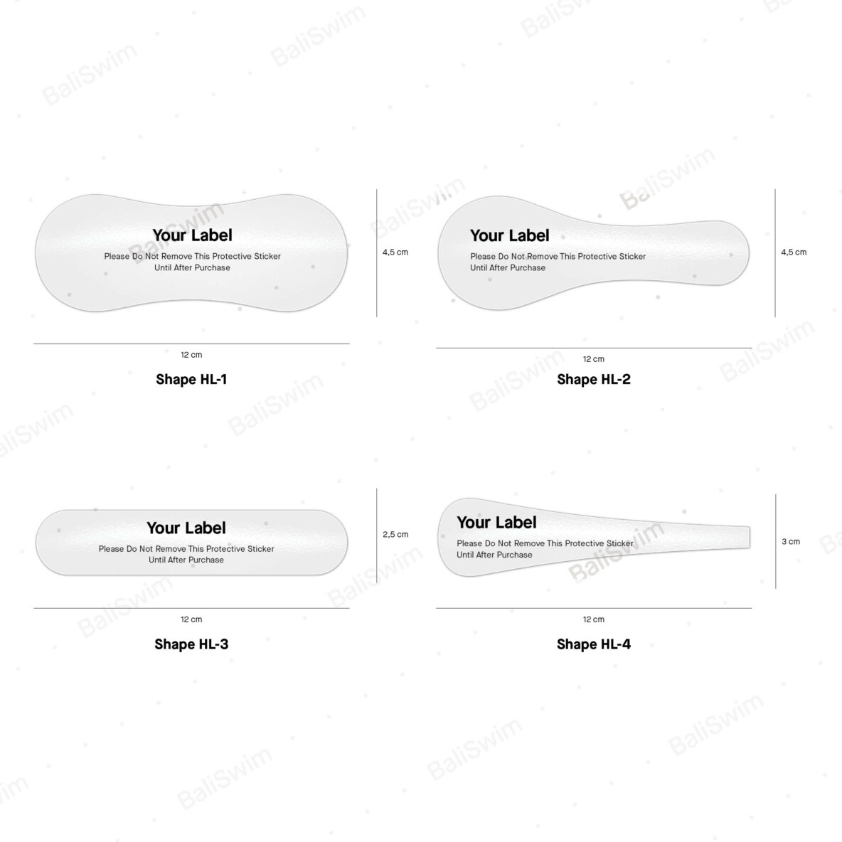 Custom Brand Labels and Packaging — Bali Swim