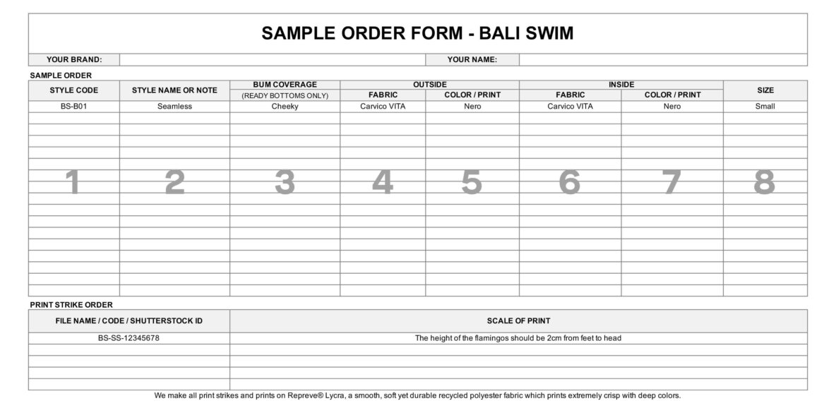 Sampling — Bali Swim